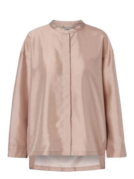 Max Mara Racconto Satin Shirt - Pink