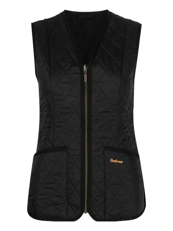 Barbour Sleeveless Quilted Vest - Black