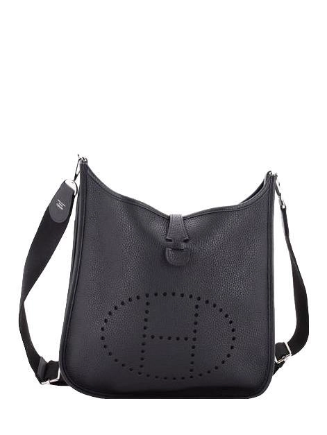 Hermès Evelyne Bag Gen Iii Clemence Pm - Black