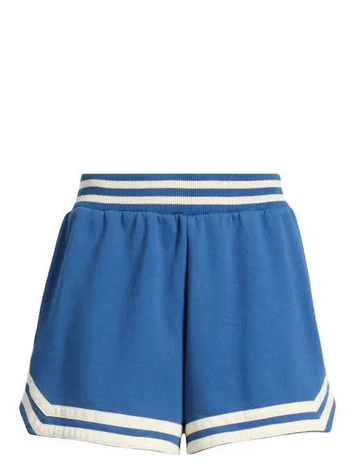 BILLABONG Heritage Fleece Shorts With Striped Trim - True Navy