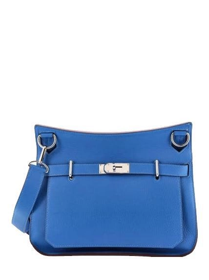 Hermès Jypsiere Bag Clemence 34 - Blue