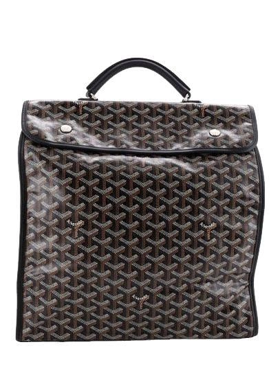 Goyard Saint Leger Briefcase Backpack Coated Canvas - Black