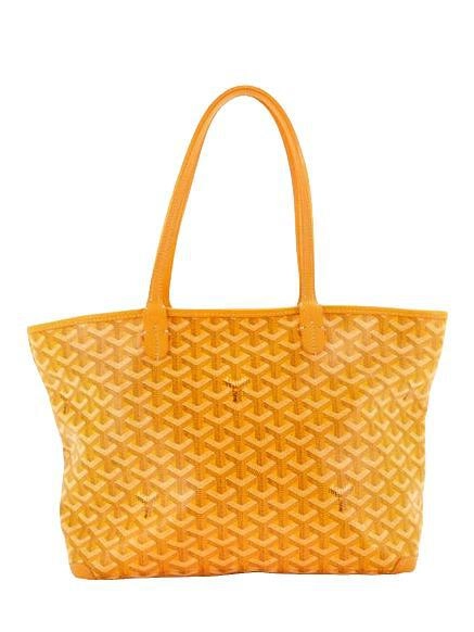 Goyard Artois Tote Coated Canvas Pm - Yellow