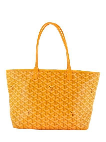 Goyard Artois Tote Coated Canvas Pm - Yellow