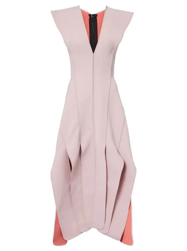 Maticevski Merit Paneled Maxi Dress - Pink