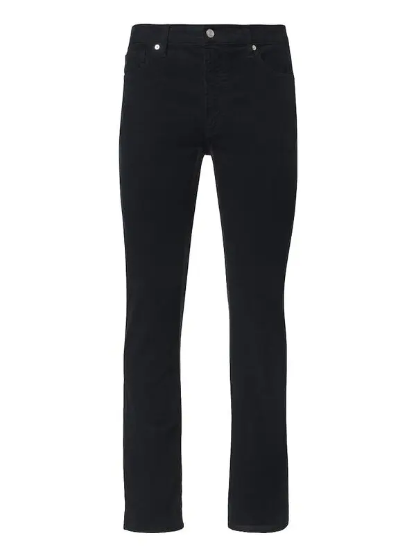 FRAME Modern Cotton Corduroy Straight Pants - Blue