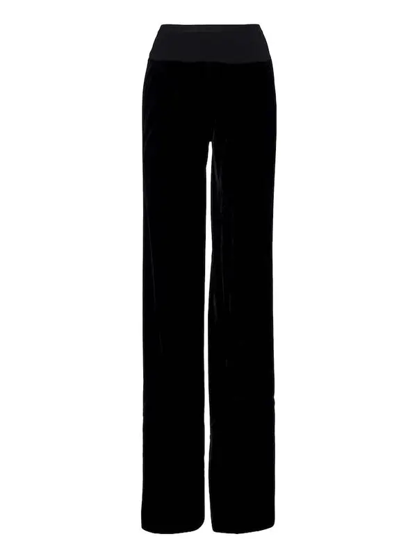 Rick Owens Bias Wide-leg Pants - Black