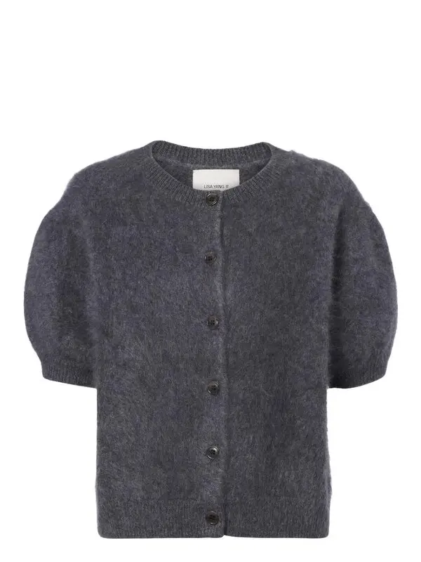 LISA YANG Lucianne Cashmere Cardigan - Grey