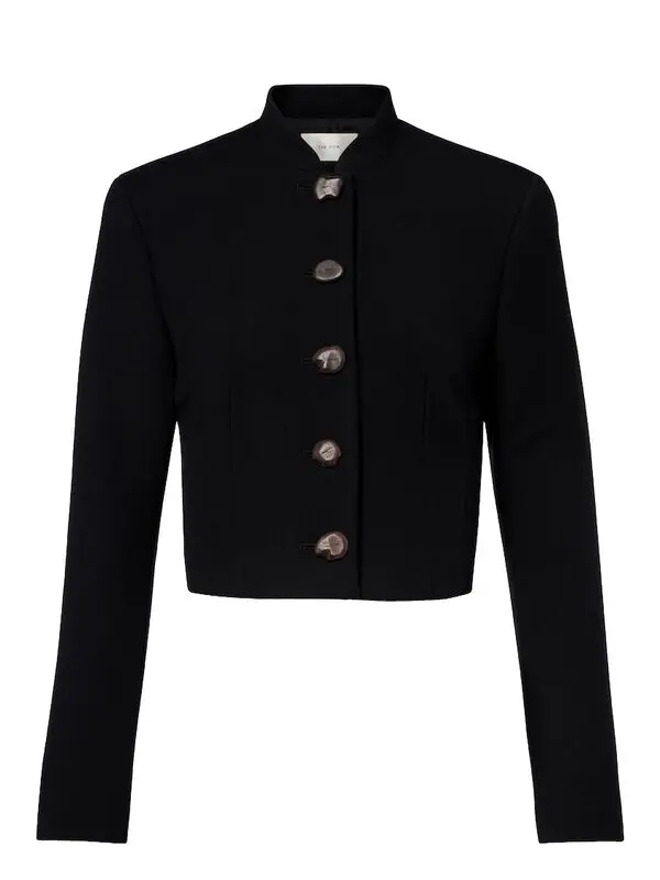 THE ROW Bellamy Virgin Wool Jacket - Black