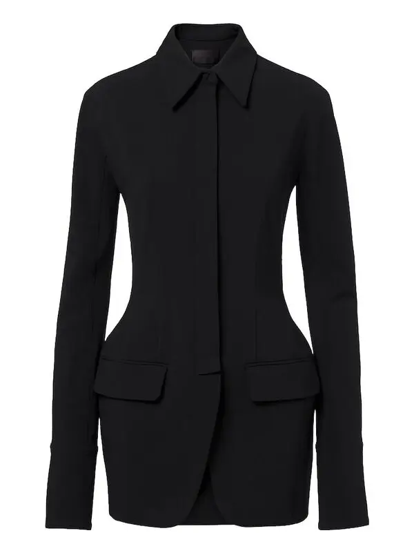 MUGLER Wool-blend Jacket - Black