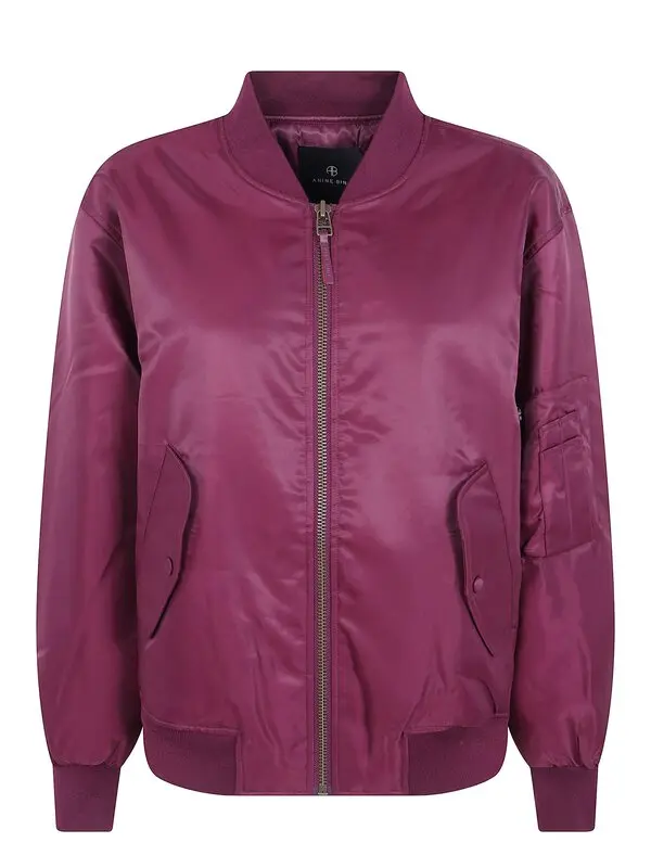 ANINE BING Leon Bomber Jacket - Red