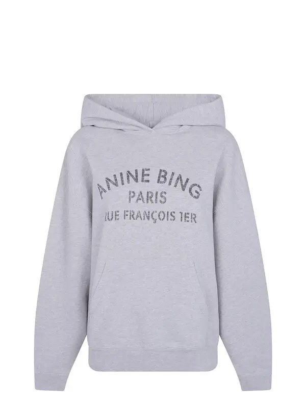 ANINE BING Harvey" Printed Sweatshirt - Gray