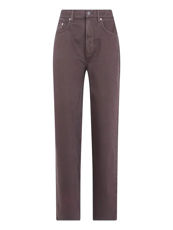 Loulou De Saison Samur Straight Leg Jeans - Brown
