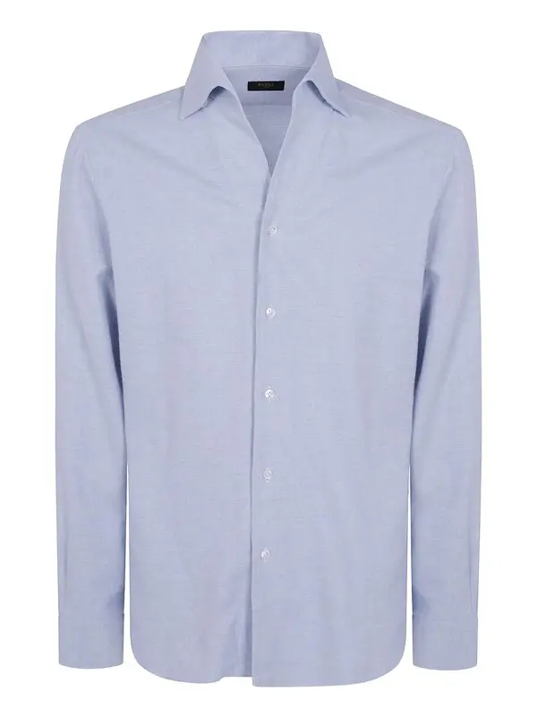 BARBA NAPOLI Shirt Light "nsfr2p0157080.u.03 - Blue