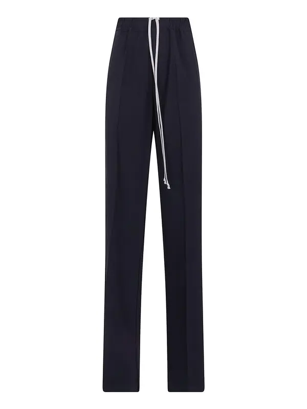 Rick Owens Dietrich Drawstring Trousers - Black