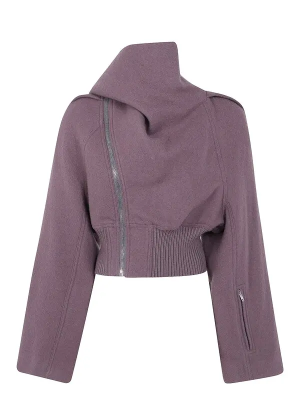 Rick Owens Wool Zip-up Jacket - Pink