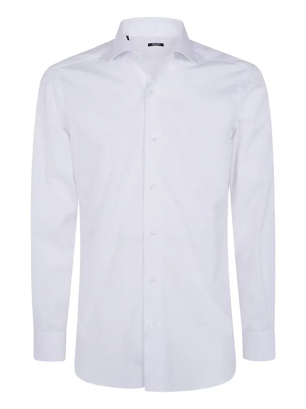 BARBA NAPOLI Shirt Classic Popeline - White