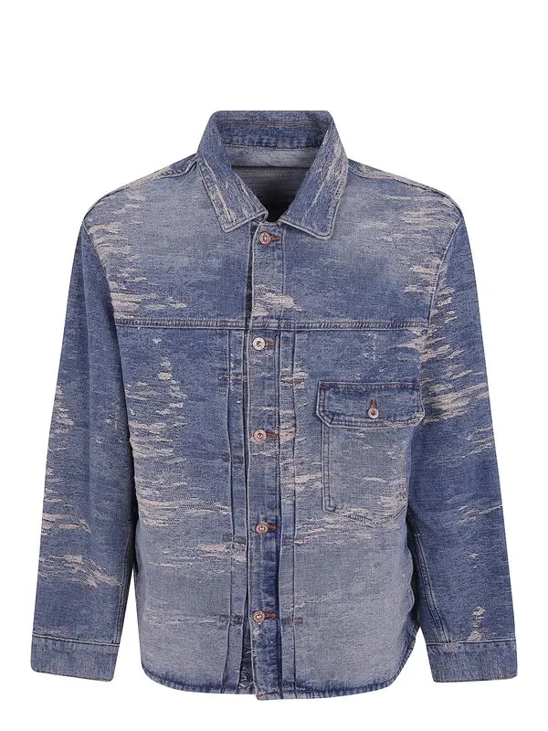 Emporio Armani Classic Denim Jacket - Blue