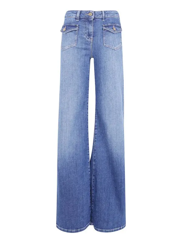 Elisabetta Franchi Flared Jeans - Blue