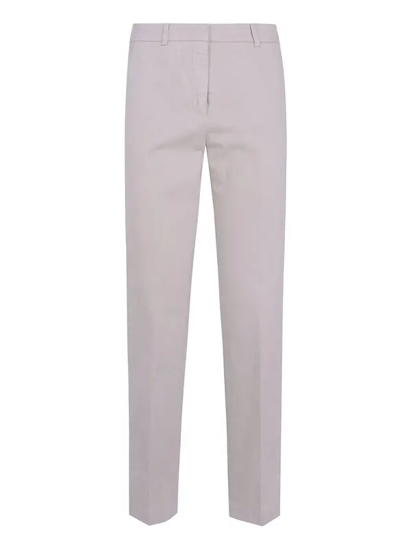 Peserico Stretch Gabardine Trousers - Beige