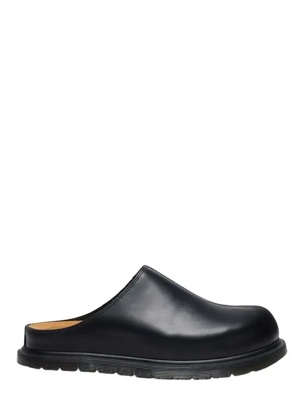 Dr. Martens San Leather Mules - Black