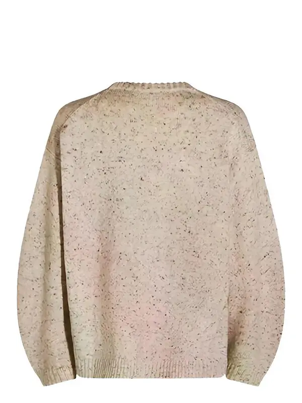 Fabiana Filippi Flecked-knit Crew-neck Sweater - Neutrals