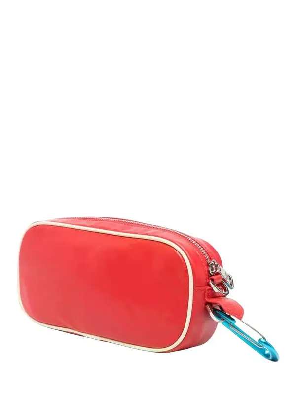 Patrizia Pepe Embossed Logo Shoulder Bag - Red