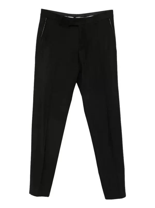 Karl Lagerfeld Edge Tailored Trousers - Black