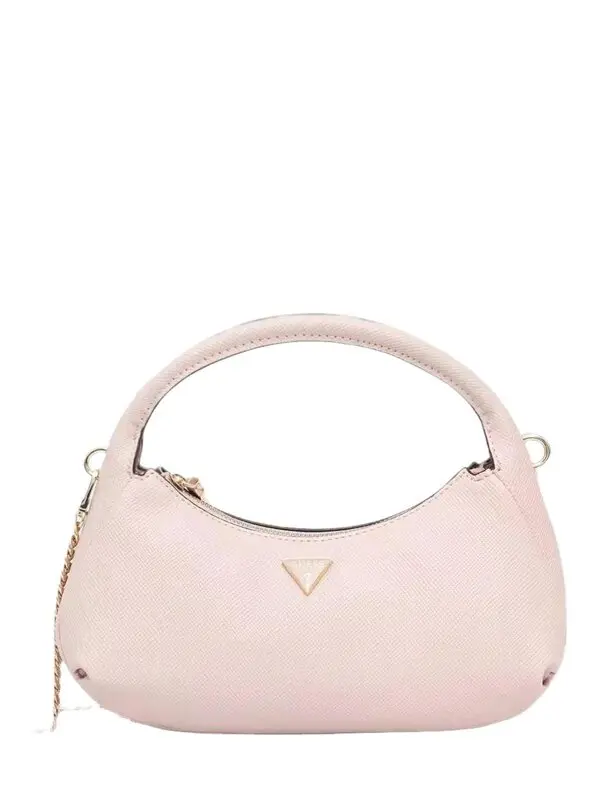 Guess Logo Plaque Chain-strap Shoulder Bag - Pink