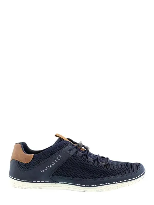 BUGATTI Mesh Panel Toggle Fastening Sneakers - Blue