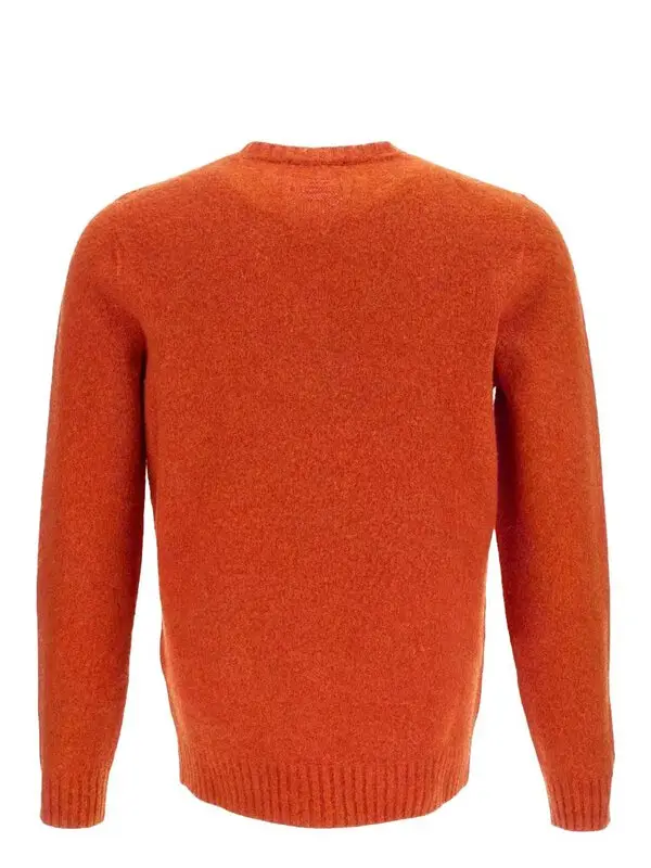 DRUMOHR Knitted Lambswool Sweater - Orange