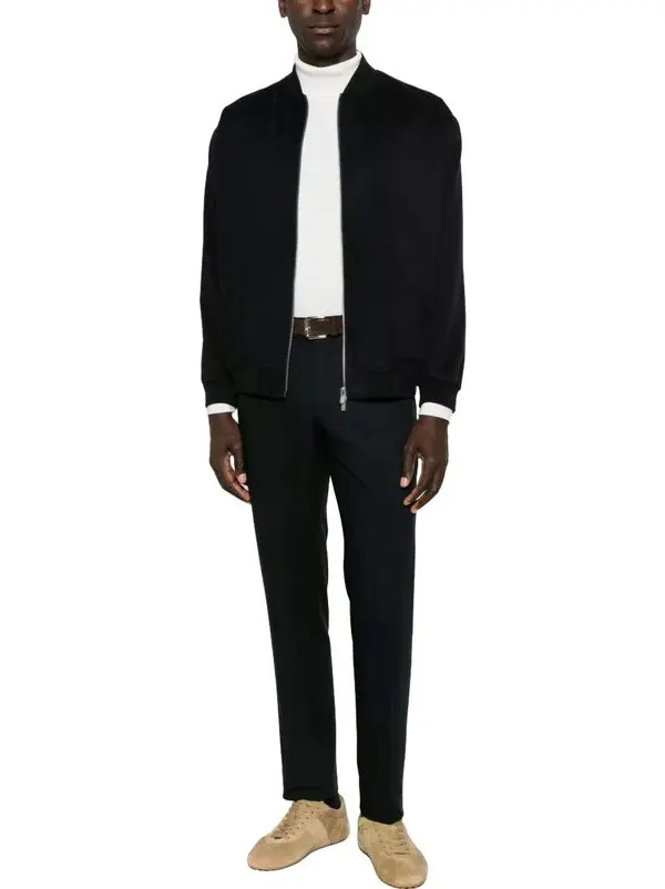 Karl Lagerfeld Navy Blue Trousers - Black