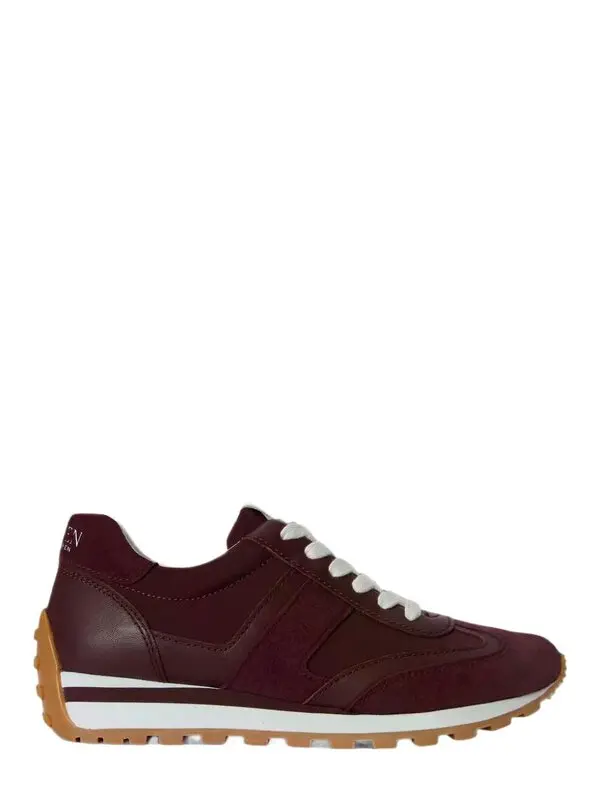 Ralph Lauren Color-blocked Lace-up Sneakers - Red