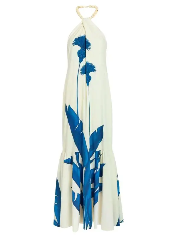 ANDRES OTALORA Viver Contigo" Maxi Dress - Neutrals