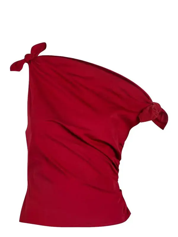 Staud Bellaria Blouse - Red