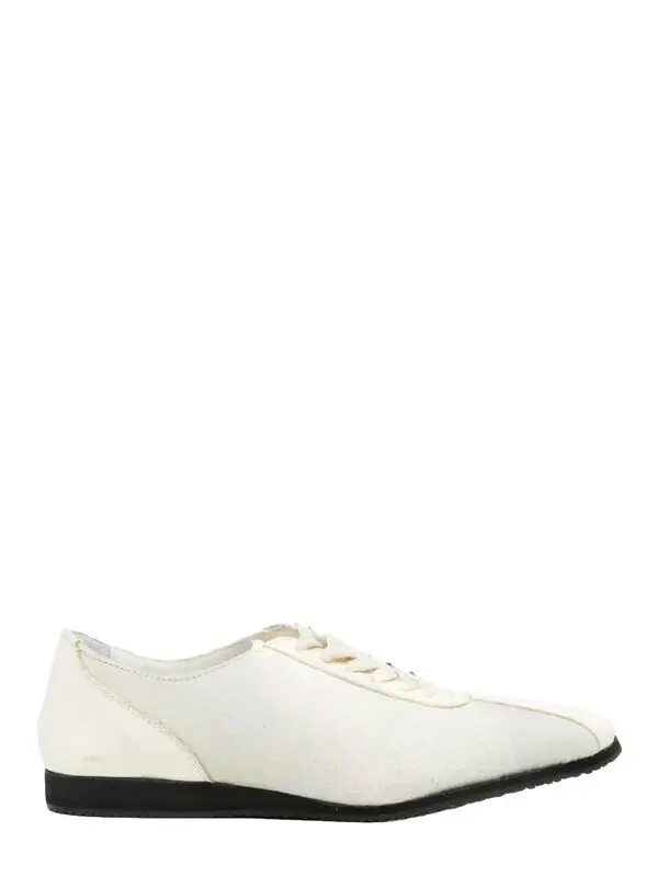 Yohji Yamamoto Asymmetric Derby Shoes - Neutrals