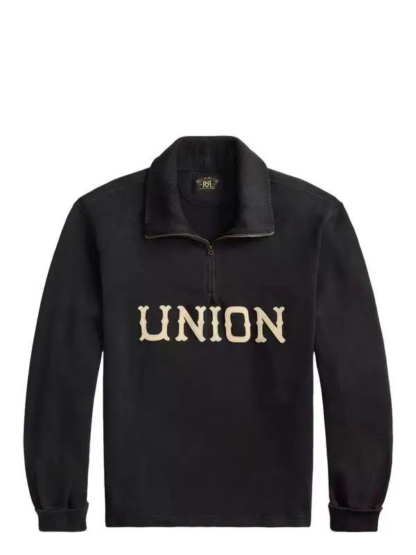 Ralph Lauren Cotton Zip Long-sleeve Sweater - Black