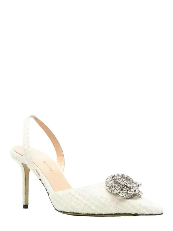 Mach & Mach Galaxy Heeled Pumps - Neutrals