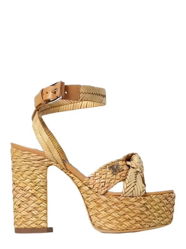 Casadei Braided Knot Sandals - Neutrals