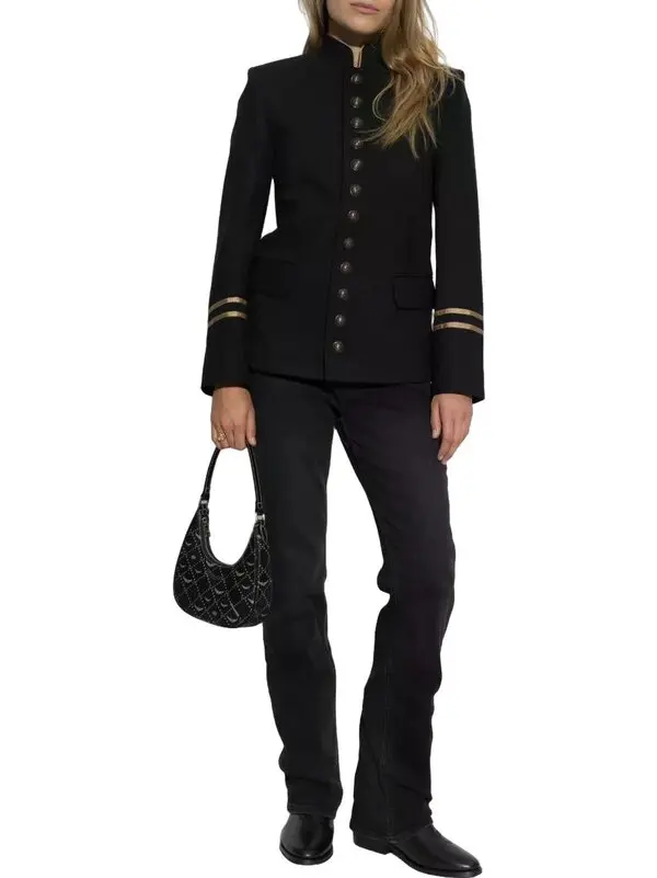 Zadig&Voltaire Vallo Military-style Buttoned Blazer - Black