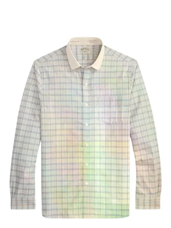 Ralph Lauren Checked Collared Shirt - Neutrals