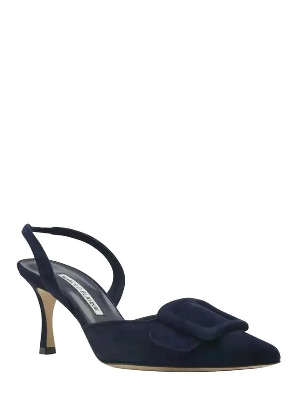 Manolo Blahnik Maysli Slingback Pumps - Blue