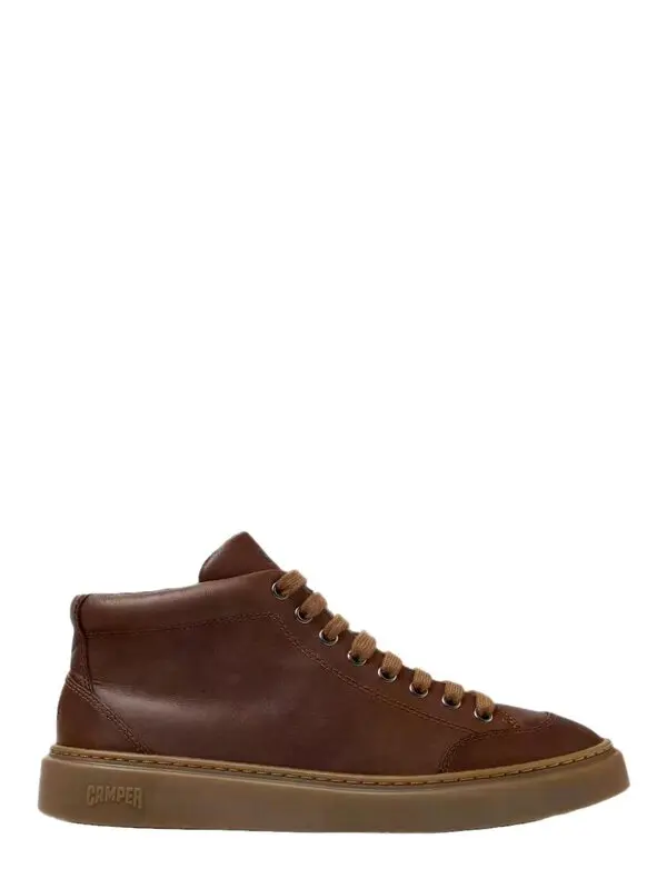 Camper Runner Twentyfive Leather Lace-up Sneakers - Brown
