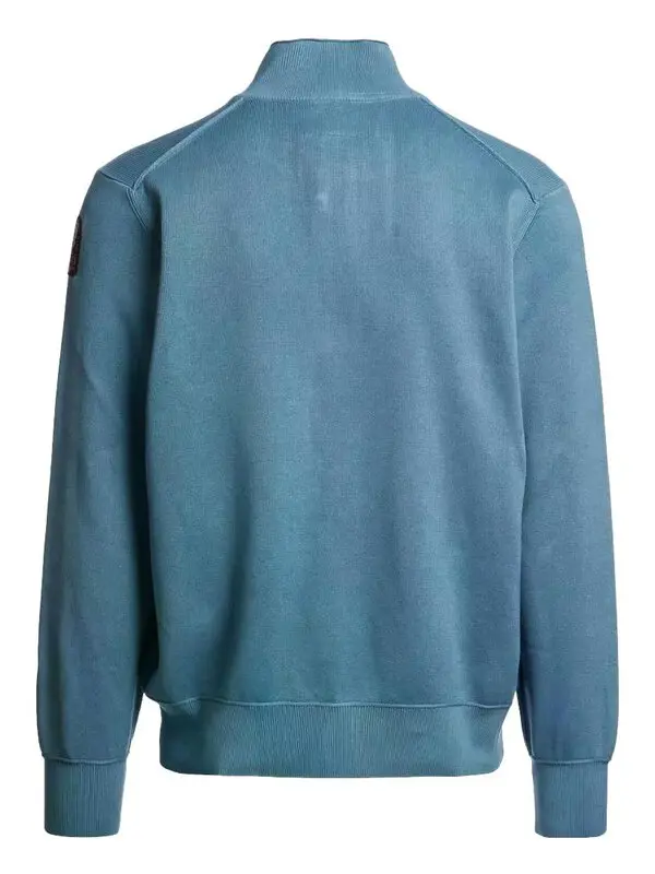 PARAJUMPERS Half-zip Milano Knit Pullover - Blue