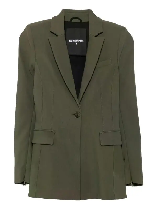 Patrizia Pepe Zip-cuff Blazer - Green