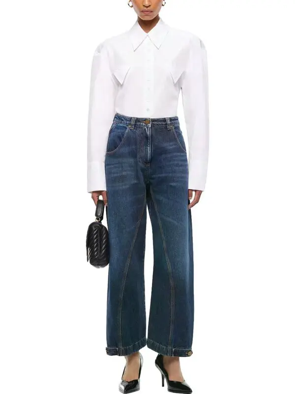 Pinko Seam Detail Jeans - Blue