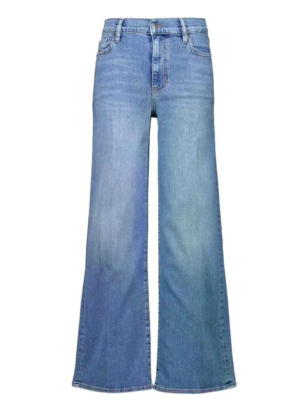 FRAME Le Slim Wide-leg Jeans - Blue