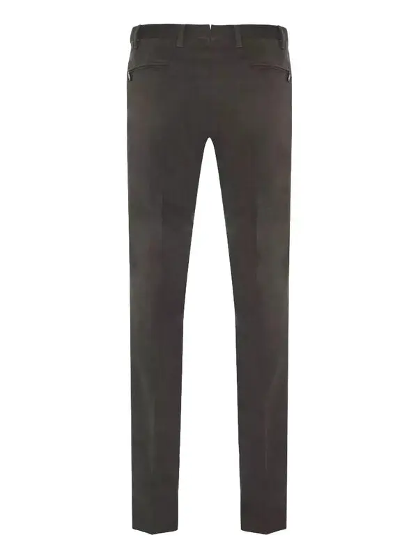 Corneliani Pressed-crease Straight-leg Trousers - Brown