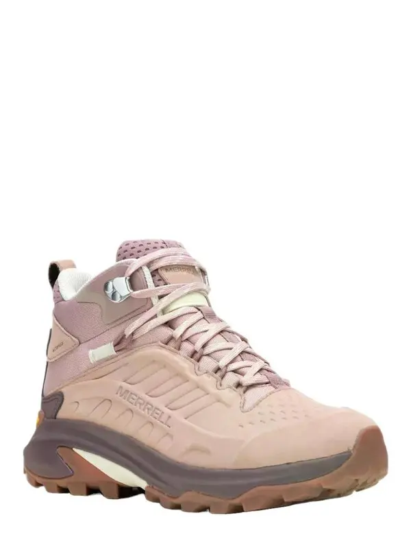 Merrell Moab Speed 2 Mid Waterproof Sneakers - Pink