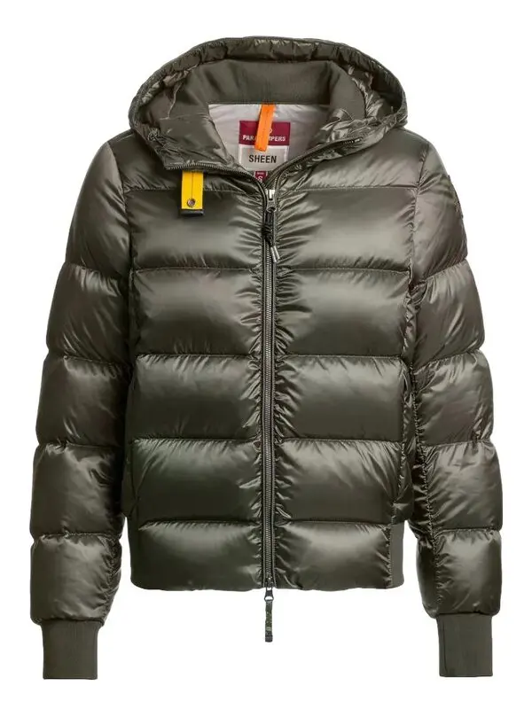 PARAJUMPERS Mariah Hooded Quilted Jacket - Green